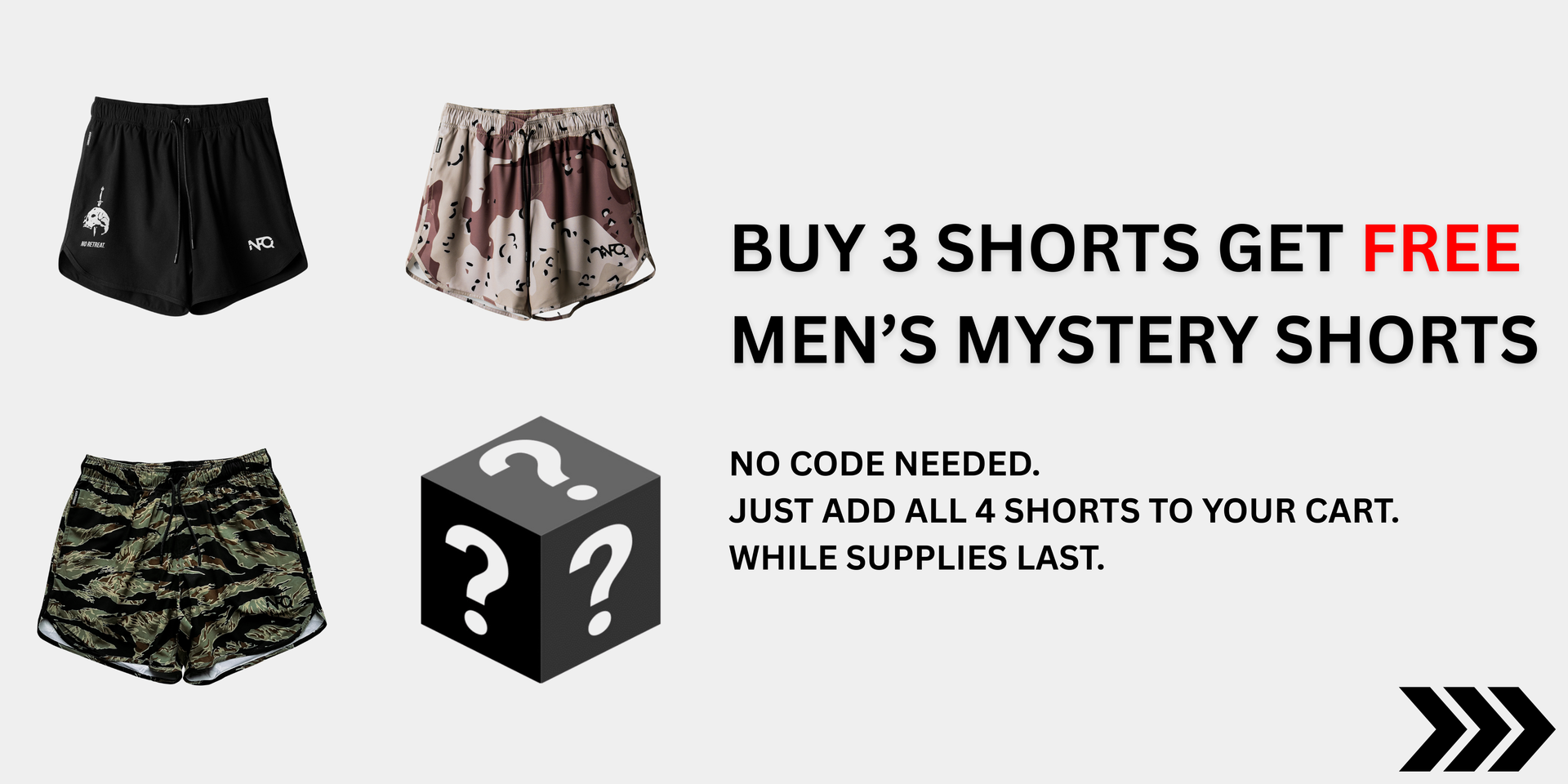 NFQ Training Shorts – NeverFuckingQuit