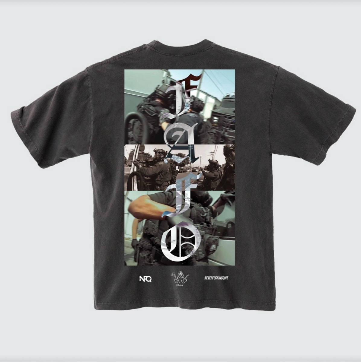 NFQ Oversized Tee | FAFO – NeverFuckingQuit